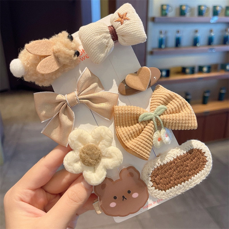 Cute Hair Clips Pins Set of 8 - Neutrals – Cosy Realm